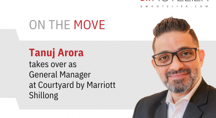 Tanuj Arora takes over as the new General Manager at Courtyard by Marriott Shillong - BW Hotelier